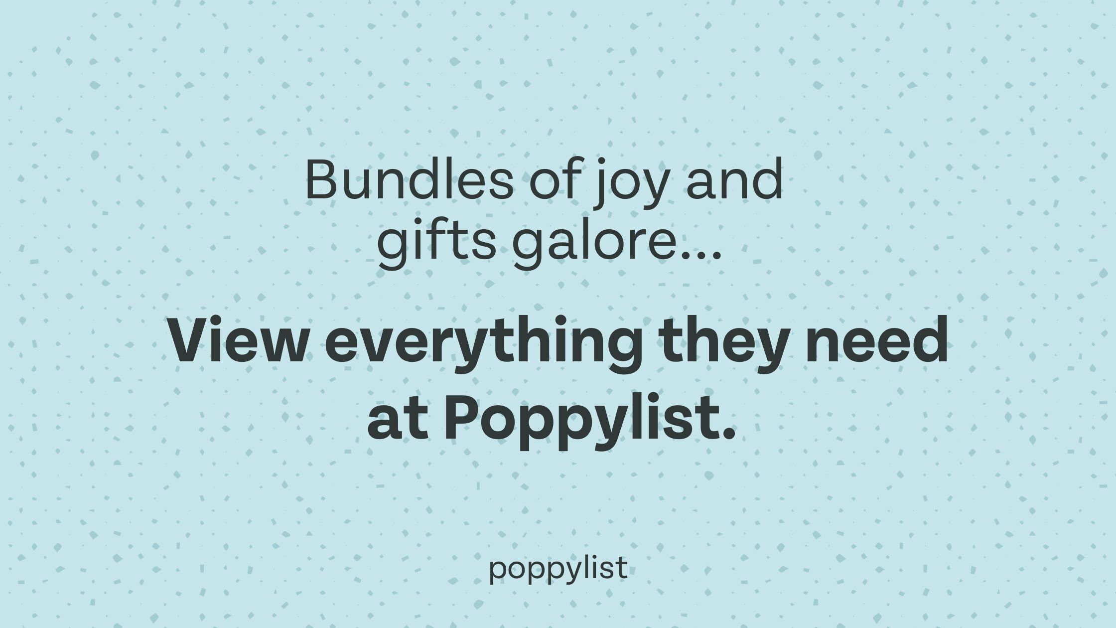 Hannah & Jonathan's Baby Registry - Poppylist
